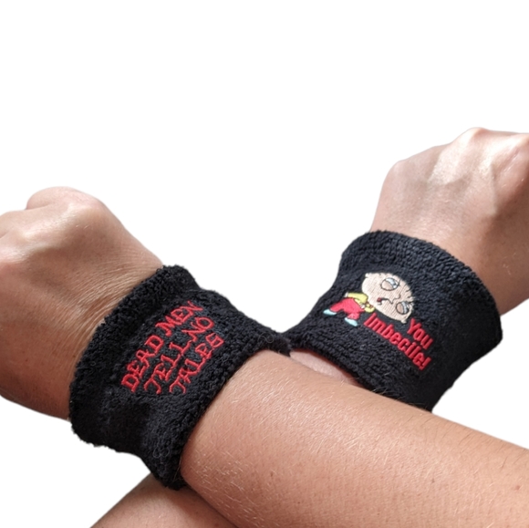 Disney | Accessories | Super Fun And Nerdy Wrist Sweatbands Family Guys ...
